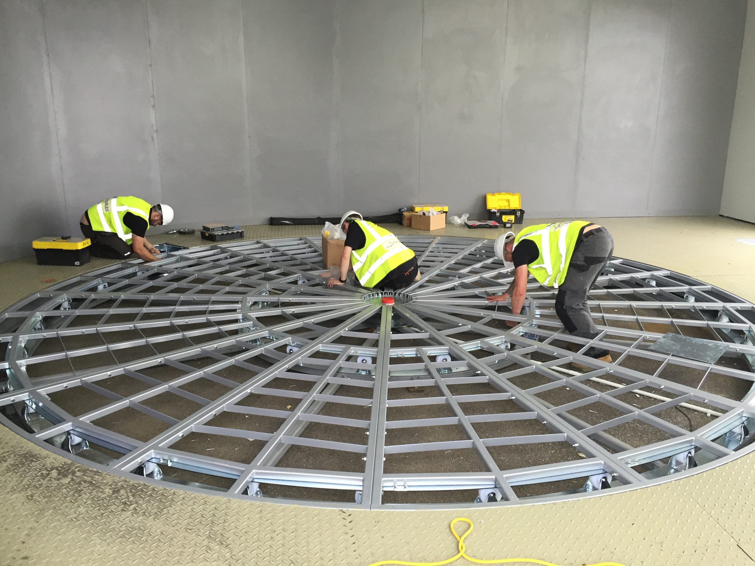 Installing a car turntable - UKT360 Dealerships